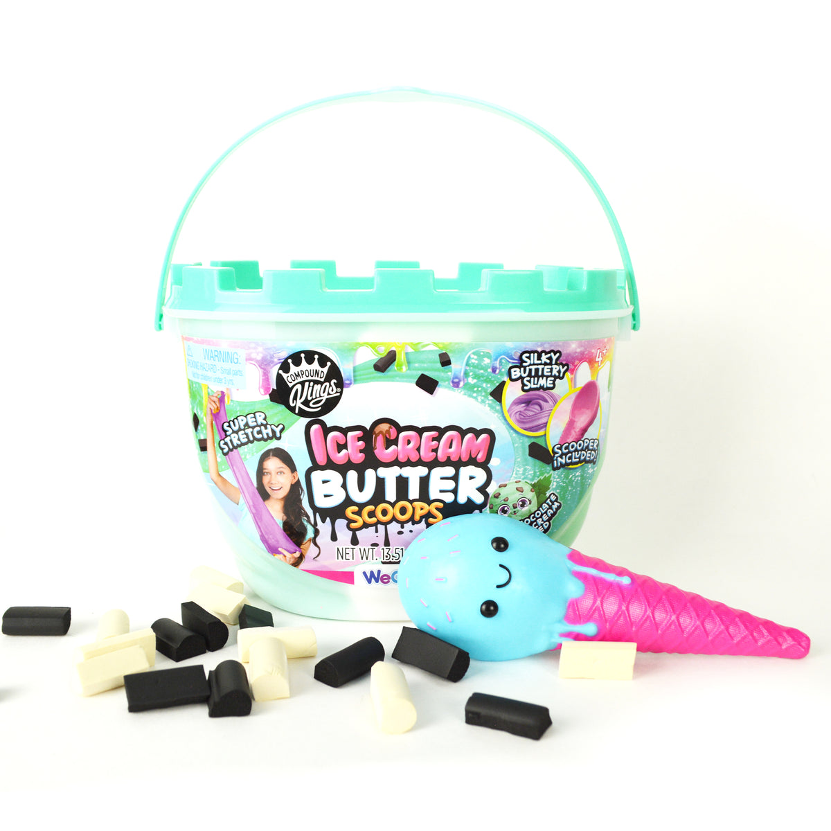 COMPOUND KINGS Fluffy Ice Cream Butter Scoops Compound Bucket For Girl ...