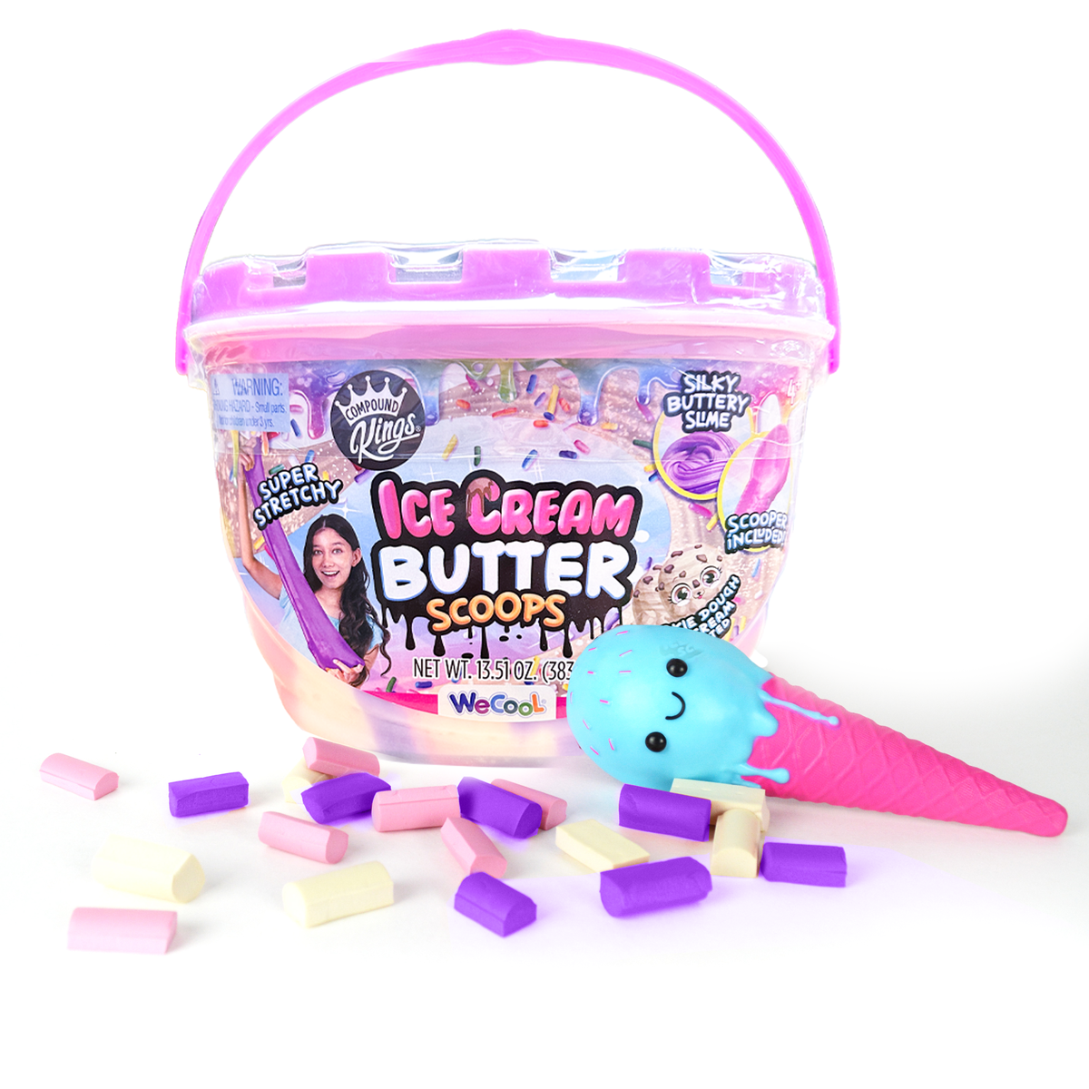 COMPOUND KINGS Fluffy Ice Cream Butter Scoops Compound Bucket For Girl ...
