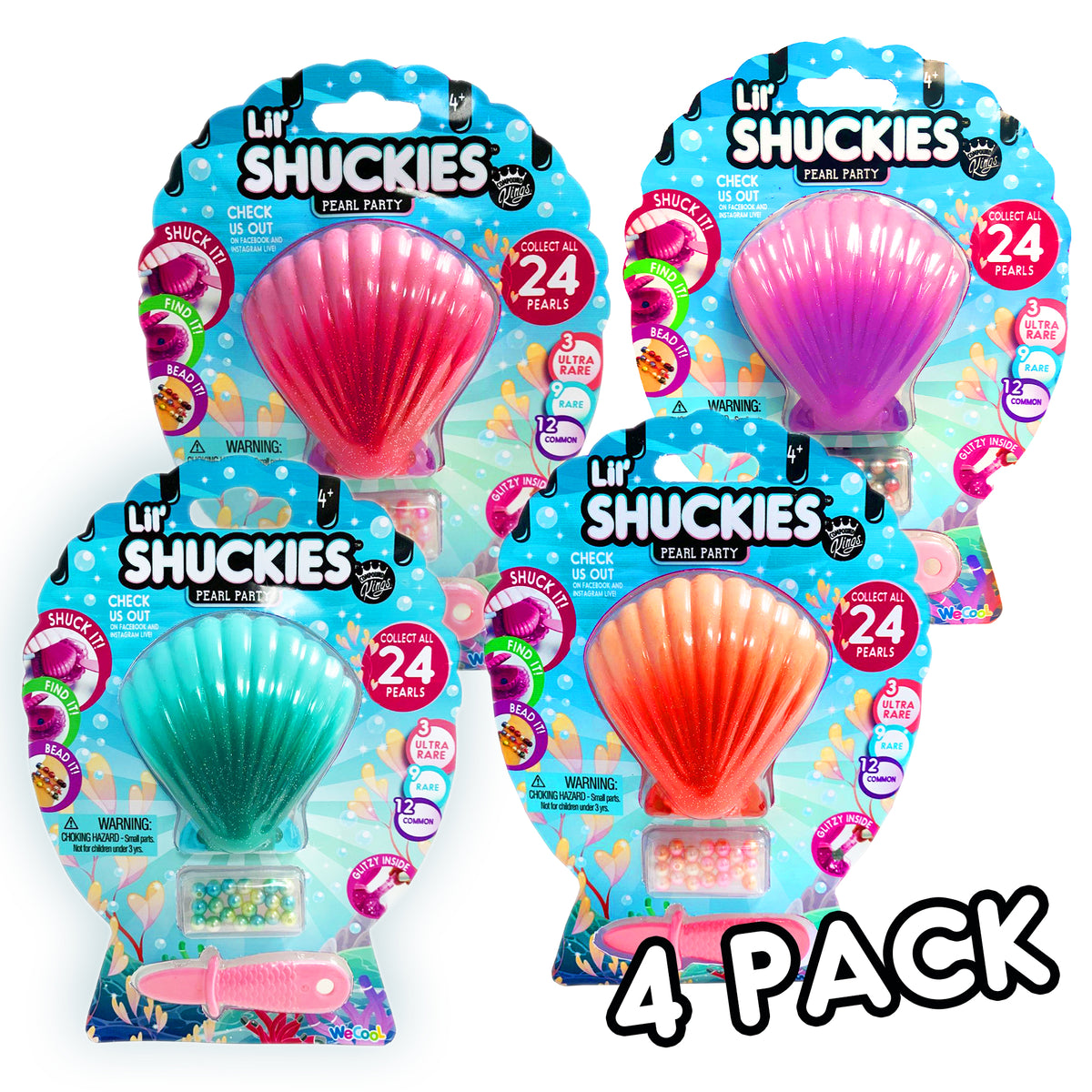 Lil Shuckies Slime Shell | 3 Pack | COMPOUND KINGS – WeCool Toys